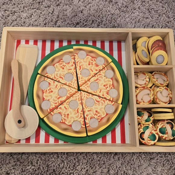 Melissa & Doug | Toys | Melissa Doug Pizza Party Play Set | Poshmark
